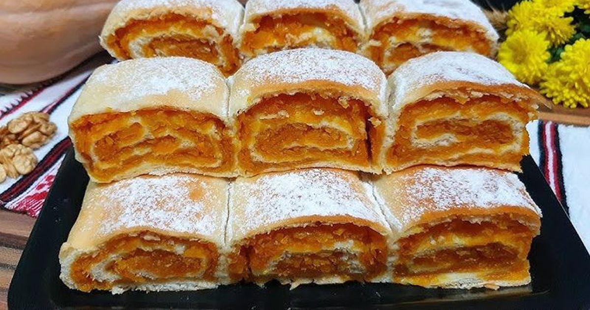 Cea mai delicioasă plăcintă cu dovleac cu foi din comerț. Rețetă simplă ...